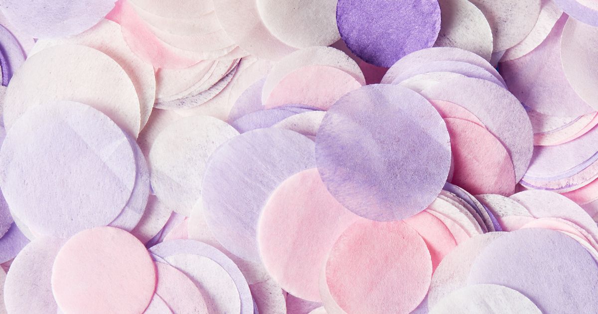 DIY Bath Confetti with Rice Paper