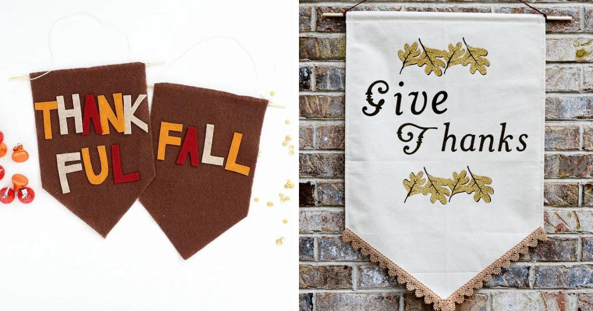 4 Free Printable Thanksgiving Banners for the Home
