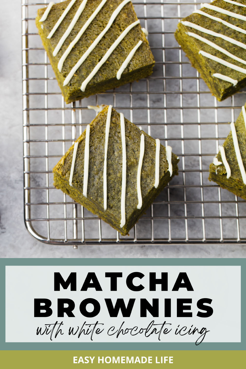 Matcha Brownies Recipe