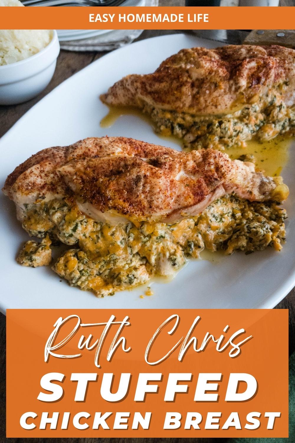 Copycat Ruth's Chris Stuffed Chicken Recipe