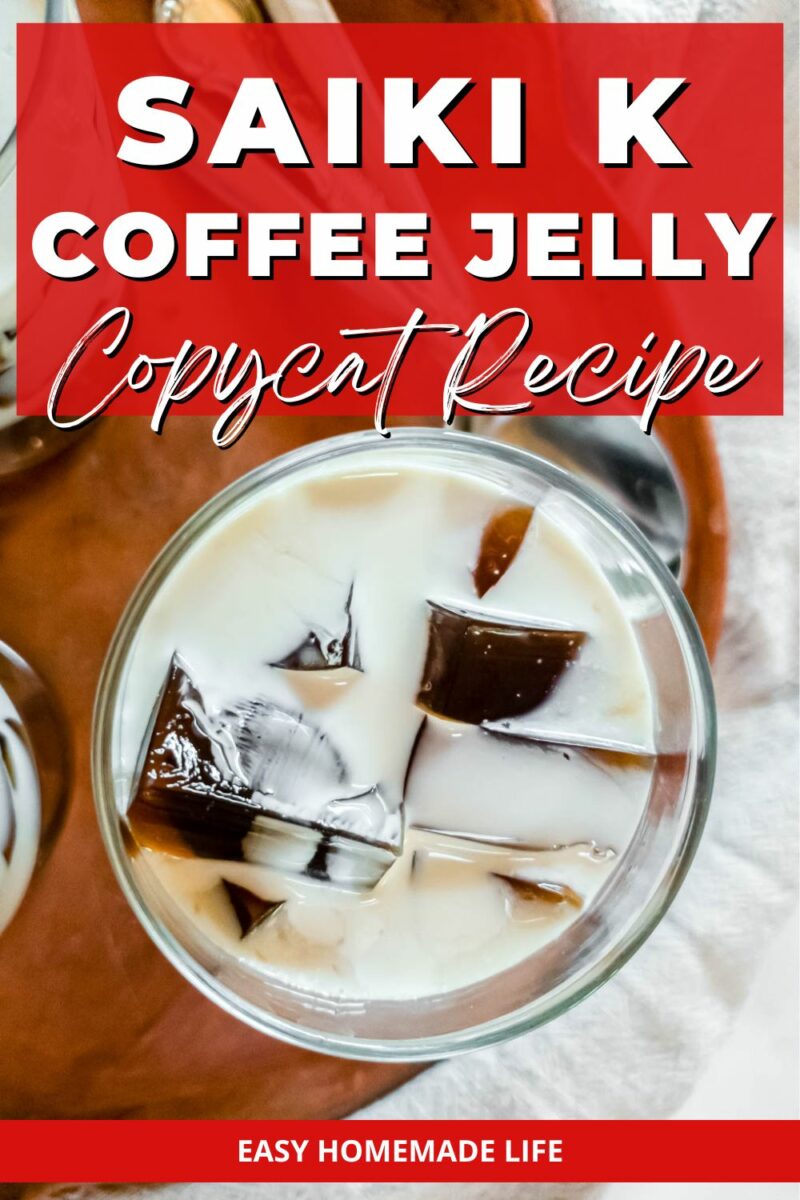 Saiki K Coffee Jelly - Easy Japanese Dessert Recipe