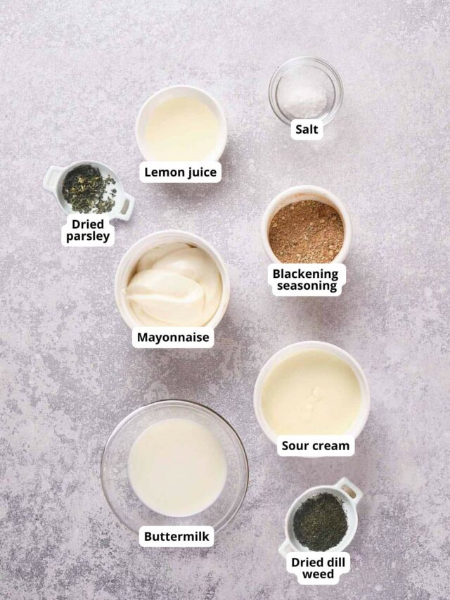 Easy Blackened Ranch Sauce Recipe