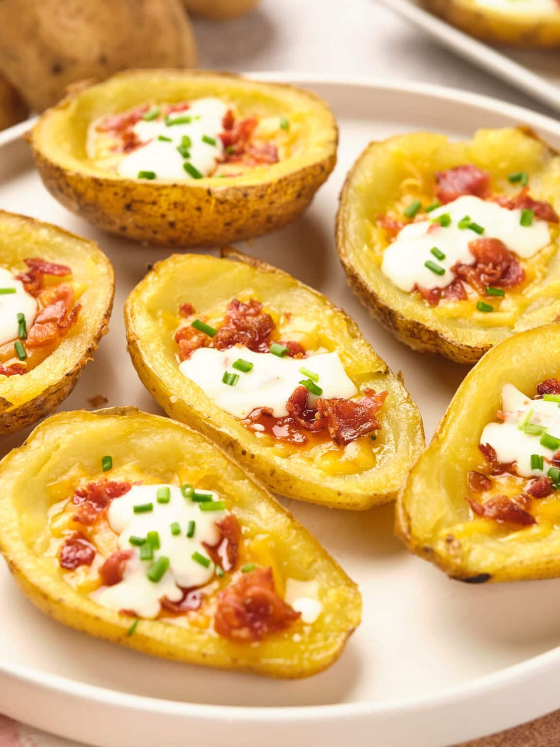 Crispy Loaded Potato Skins Recipe