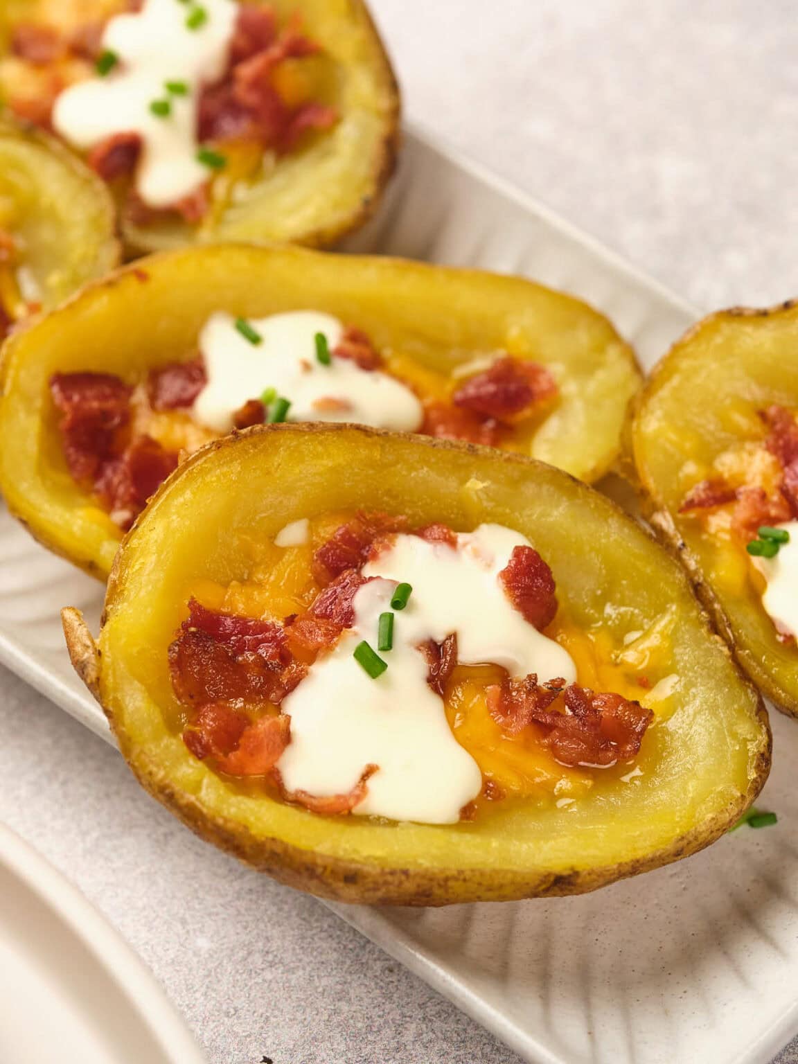 Crispy Loaded Potato Skins Recipe