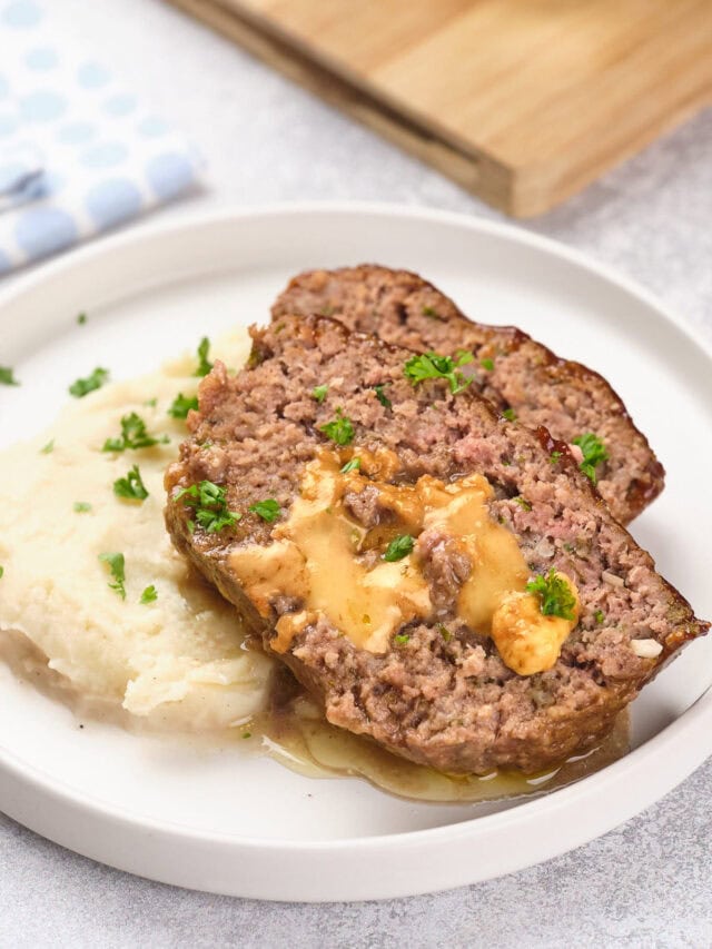 Cheese Stuffed Meatloaf Recipe
