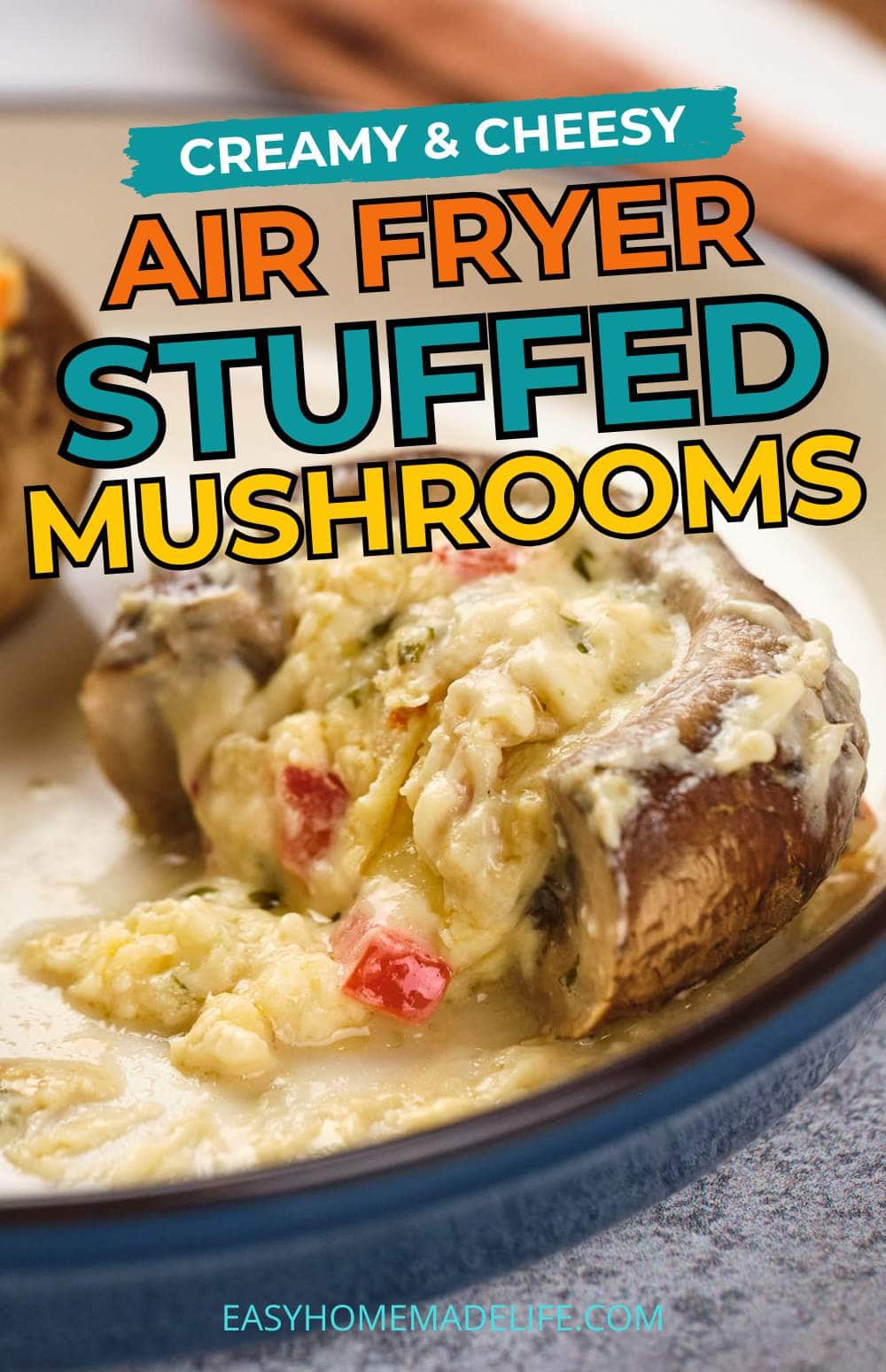 Air Fryer Stuffed Mushrooms Recipe