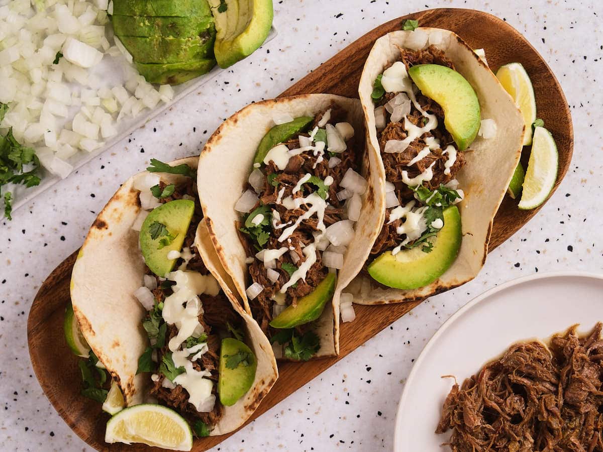The Best Beef Barbacoa Tacos