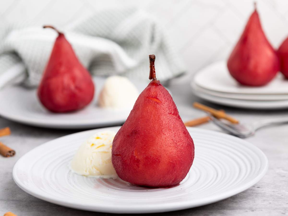 Poached Pears In Red Wine Recipe