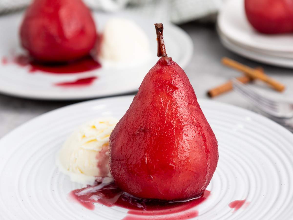Poached Pears In Red Wine Recipe