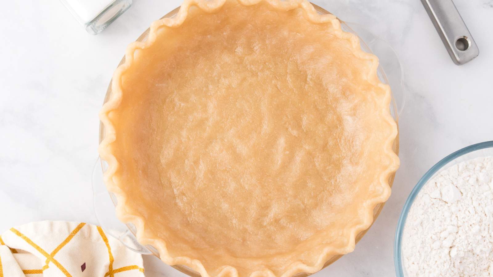 Easy No Roll Homemade Pie Crust