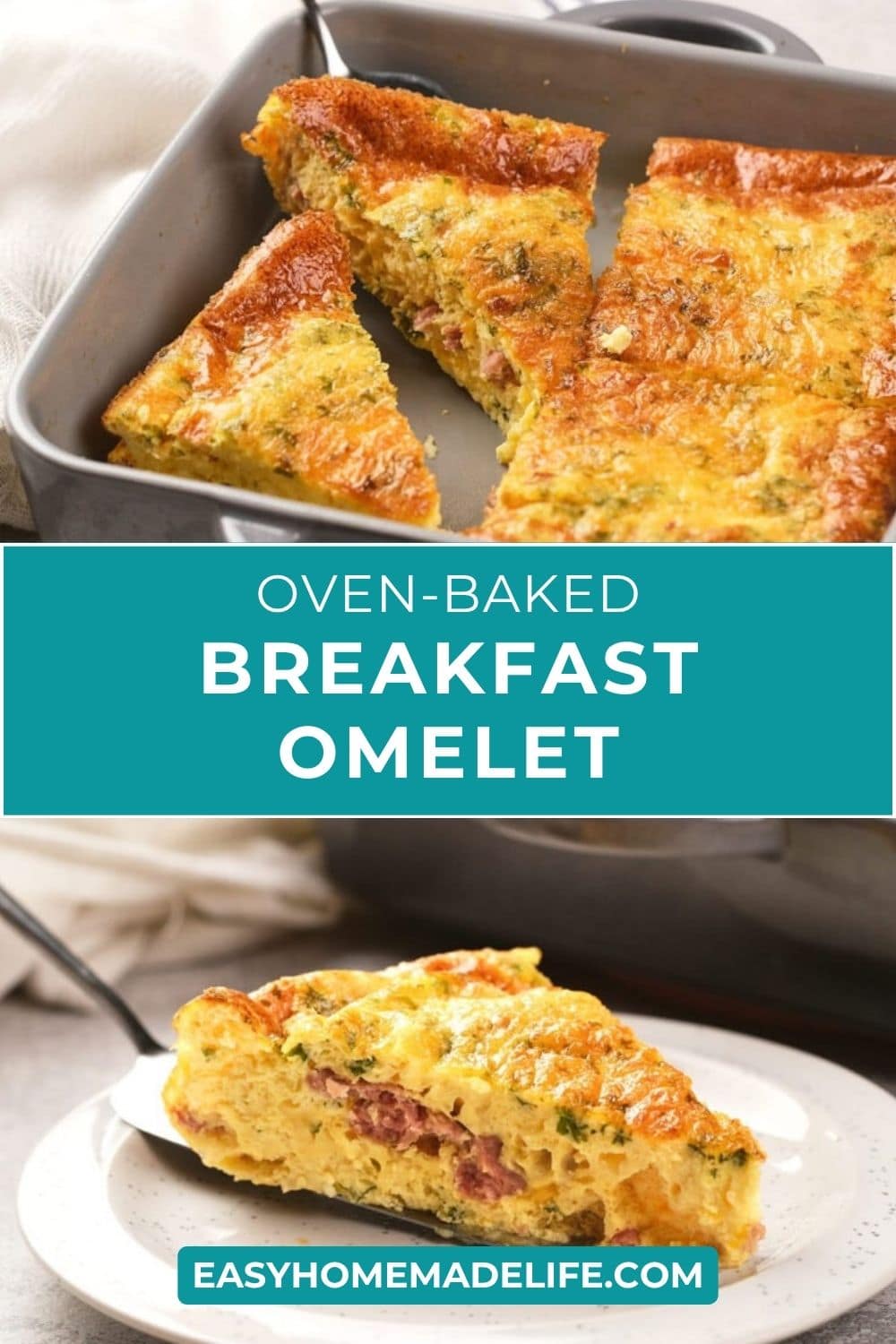 Breakfast Omelet Baked In The Oven