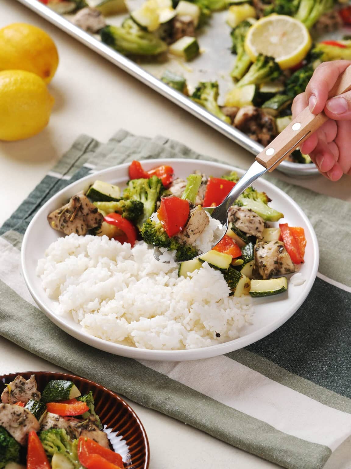 Sheet Pan Veggies and Chicken in 30 Minutes
