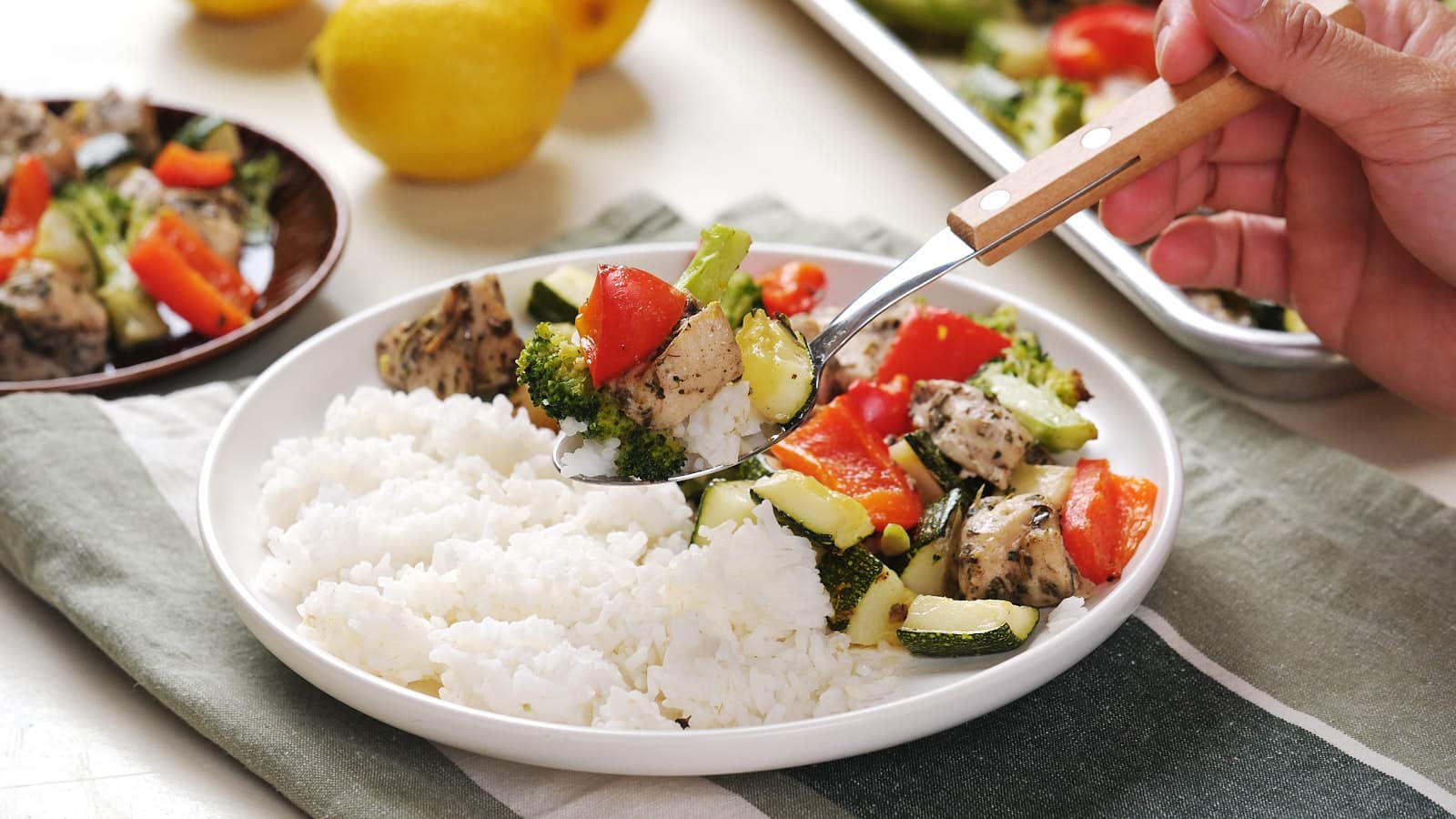 Sheet Pan Veggies and Chicken in 30 Minutes